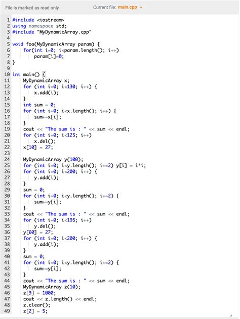 25 4 Lab Dynamic Arrays Part II For This Lab You Chegg Com