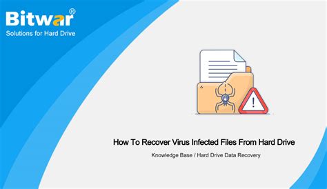 How To Recover Virus Infected Files From Hard Drive Bitwarsoft