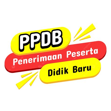 Gambar Ppdb Png Vektor Psd Dan Clipart Dengan Background Transparan