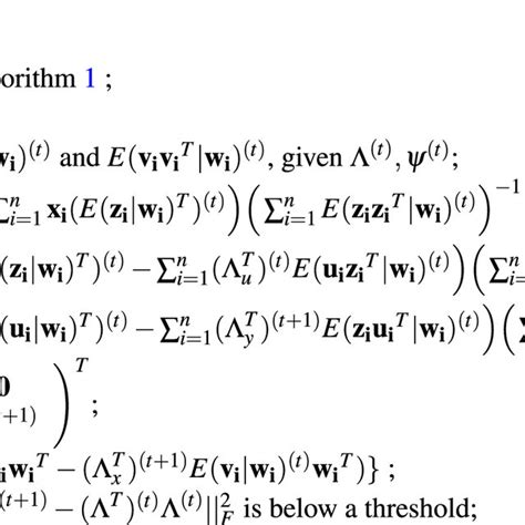 algorithm 2 naive em algorithm for scpls download scientific diagram