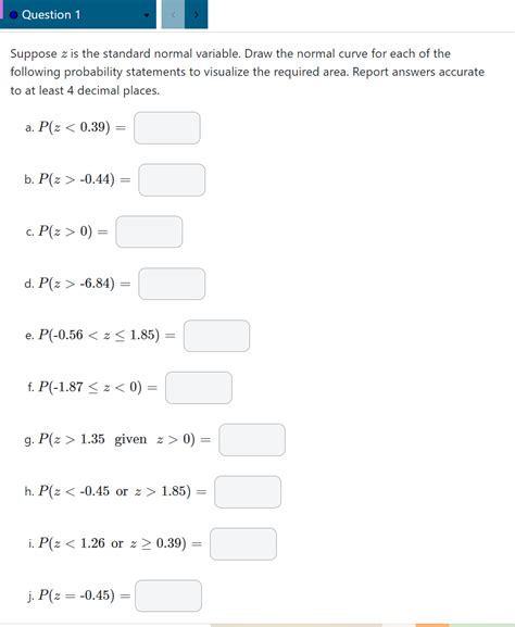 solved suppose z is the standard normal variable draw the