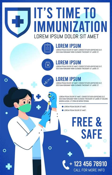 Immunization Public Information Poster 16313595 Vector Art At Vecteezy