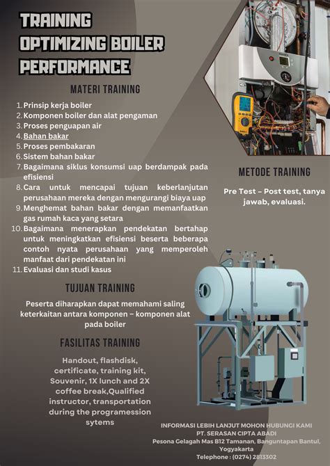 OPTIMIZING BOILER PERFORMANCE Serasan Cipta Abadi