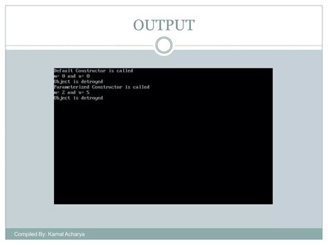 Constructor And Destructor Pdf