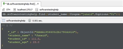 Mongodb Regular Expression Regex With Example
