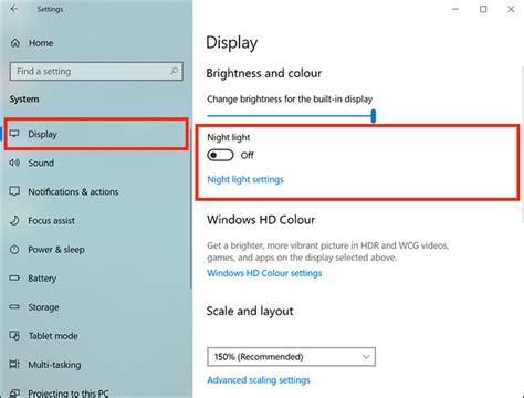 Windows 10 Night Light AbilityNet
