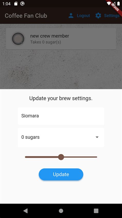 GitHub Siomarapantarotto Flutter Brew Crew Flutter Dart Development Lab A Flutter App That