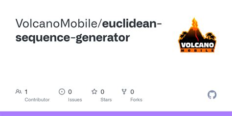 Packages · Volcanomobile Euclidean Sequence Generator · Github