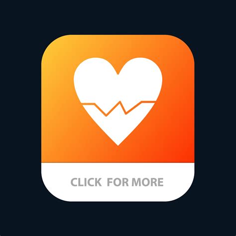 Heart Love Beat Skin Mobile App Button Android And Ios Glyph Version