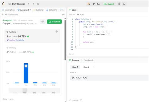 Leetcode Java Array Coding Problemsolving Learning Gayani Indurthi