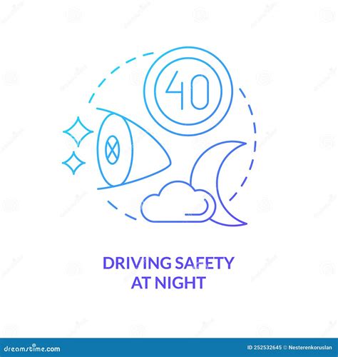 Situational Driving Safety Onboarding Mobile App Screen Cartoon Vector