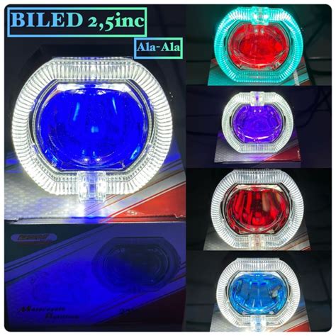 Lampu Projie Biled Mini 25 Hi Low Angel Biled Projektor Mini Super