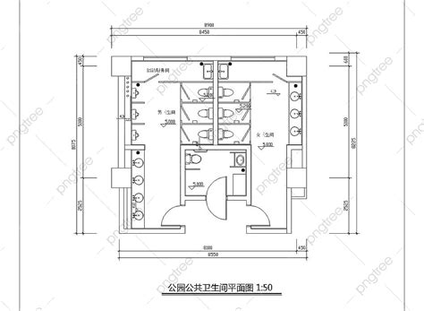 공원 공중 화장실 평면도 템플릿 Psd 다운로드 디자인 자료 다운로드