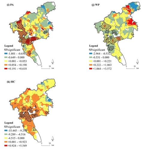 Spatial Distribution And Regression Coefficients For The 11 Factors Download Scientific Diagram