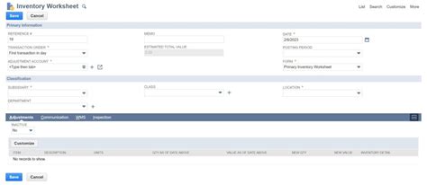 Adjusting Inventory In NetSuite SuiteRep