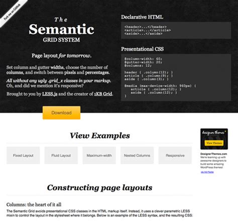 The Semantic Grid System Page Layout For Tomorrow — Smashing Magazine