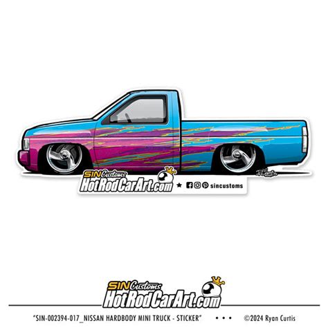 Nissan Hardbody Sticker Sin Customs