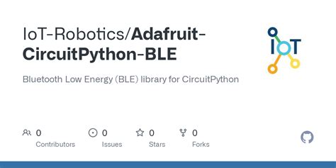 Github Iot Roboticsadafruit Circuitpython Ble Bluetooth Low Energy