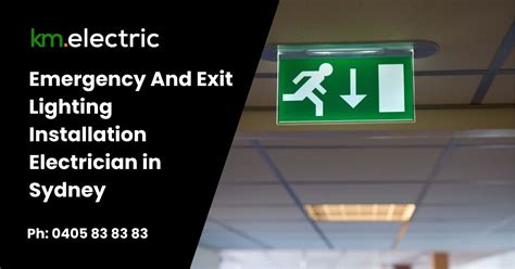 Exit Emergency Lighting Sydney Supply Installation