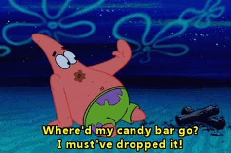 Spongebob Patrick Star  Spongebob Patrick Star Candy Bar
