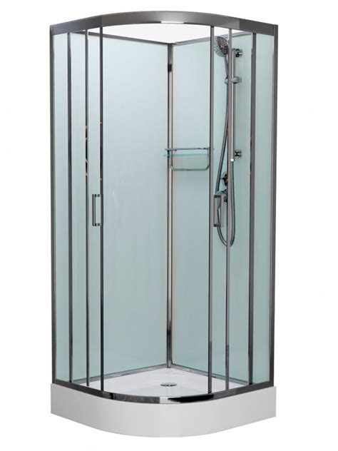 Душевая кабина Frank F410 Brilliant без крыши, 110 х 110 см, низкий ...