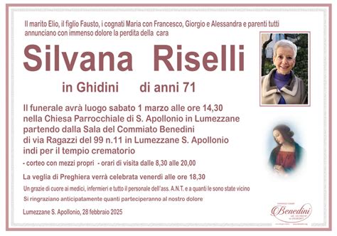 Silvana Riselli Benedini Onoranze Funebri