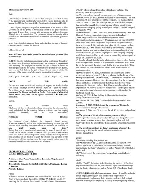 Management Prerogative And Just Causes Of Termination Pdf