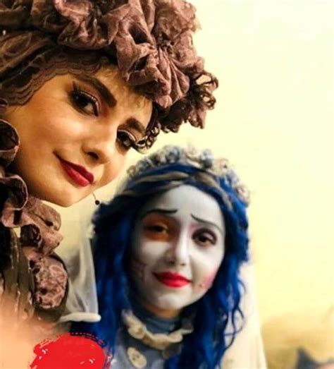 عکس تصویری از لیندا کیانی و نازنین بیاتی با گریم عجیب