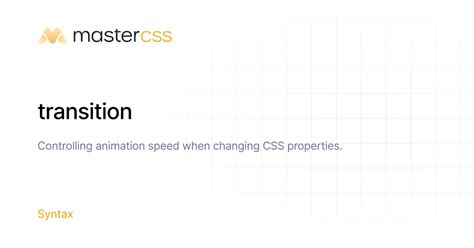 Transition Master Css