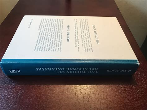 Theory Of Relational Databases By David Maier Goodreads