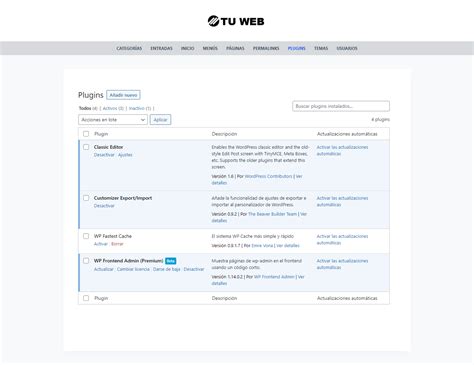 Wordpress Cómo Instalar Plugins Desde El Frontend