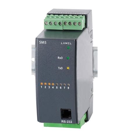 SM5 RS 485 MODBUS Module With 8 Binary Inputs PSE Priggen Special Electronic 130 82