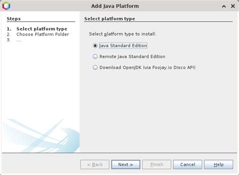 Netbeans Add Java Platform