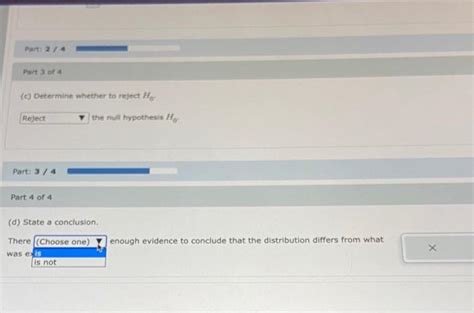 Solved For The Following Observed And Expected Frequencies