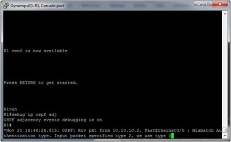 ospf neighborship troubleshooting