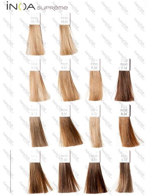 Loreal Inoa Color Chart Loreal Colour Chart Professional Hair Color