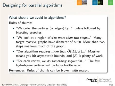Dimacs10 Parallel Community Detection For Massive Graphs