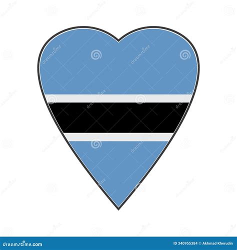 Botswana Flag Vector Graphic Rectangle Batswana Flag Illustration Botswana Country Flag Is A