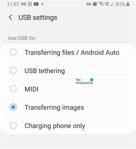 data supplied is of wrong type error while transferring files to pc
