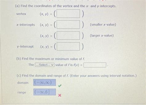 solved the graph of a quadratic function fis given f x