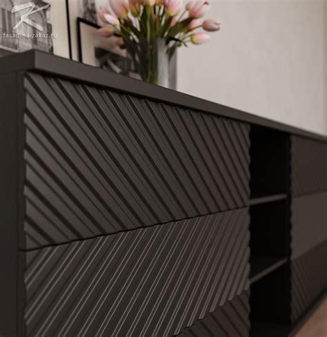 Фрезерованные фасады МДФ с нестандартными фрезеровками рифленые от Колор