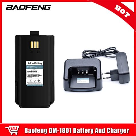 Baofeng Original Dm 8 Li Ion Battery And Charger For Walkie Talkie Dm