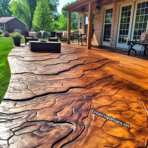 Wood Stamped Concrete Artofit