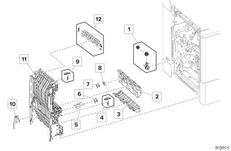 Sharp Mx C607p Printer Parts Argecy
