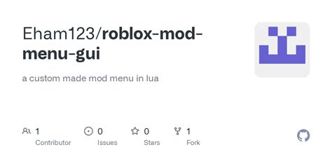 Github Eham123roblox Mod Menu Gui A Custom Made Mod Menu In Lua