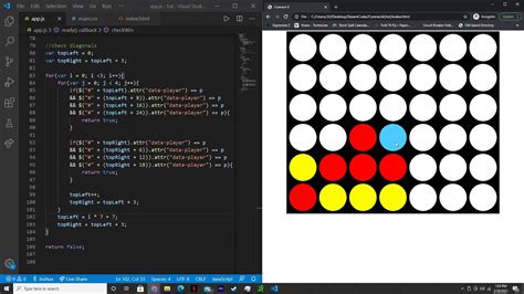 Creating Connect 4 In Html Css And Javascript Part 4 Finishing The