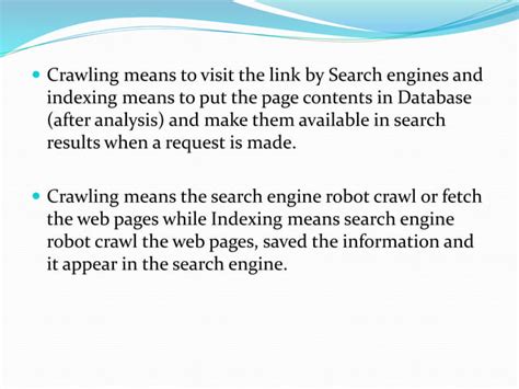 Crawling And Indexing Pptx Search Internet