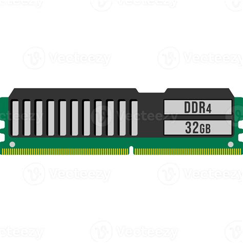 Ddr4 Ram Memory Illustration 35309100 Png