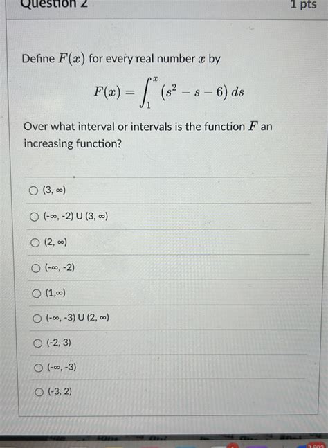 solved define f x ﻿for every real number x