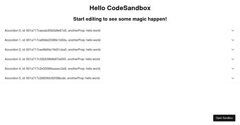 React Virtuoso Accordion Try Codesandbox